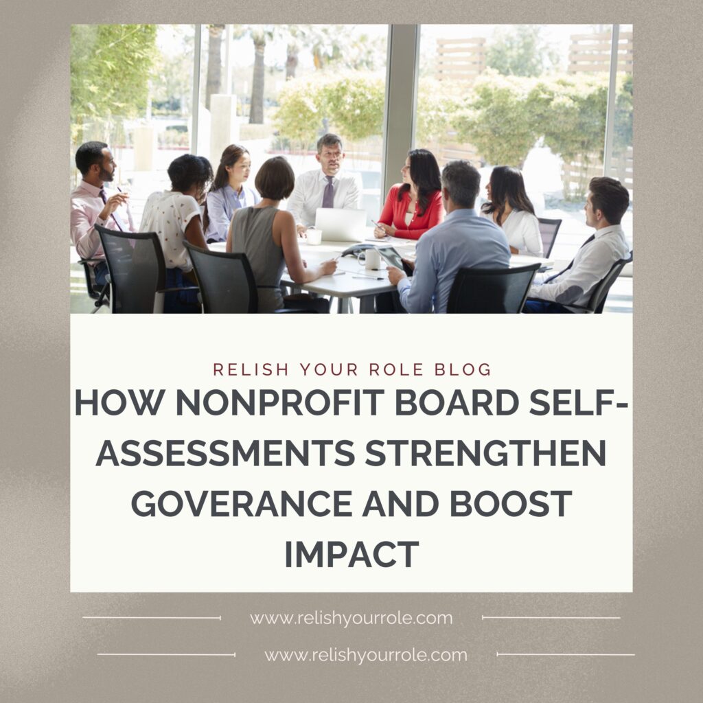 Nonprofit Board Self-Assessments Strengthen Governance and Boost Impact ...